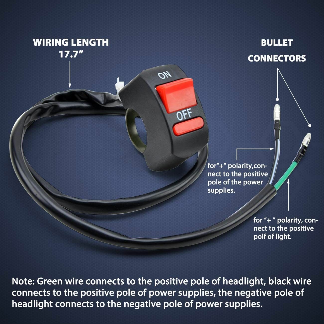Кнопка старт/стоп двигателя на питбайк /мотоцикл