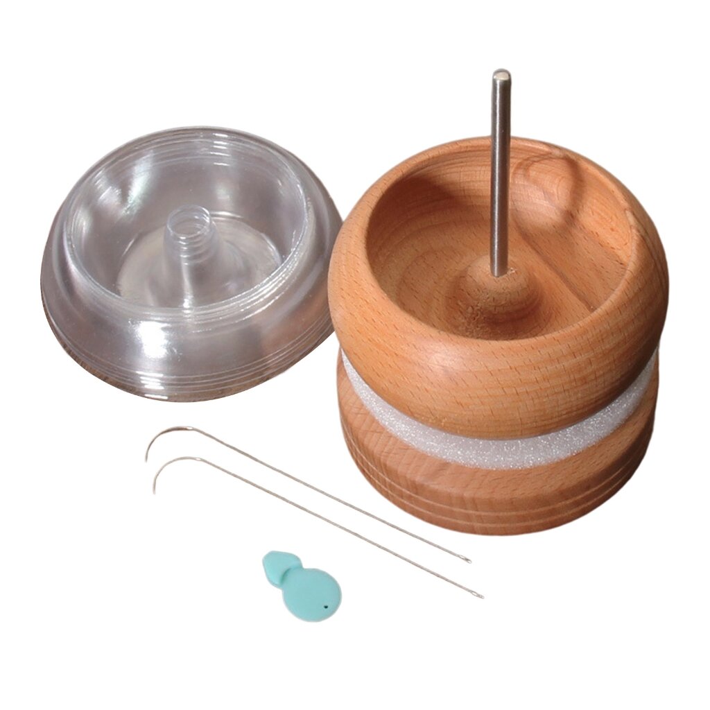 Вращающаяся Подставка Для Изготовления Деревянных Бусин С 5 Прозрачными Лотками Jewelry Making Spinner Для Изготовления Ювелирных Изделий и Крафта