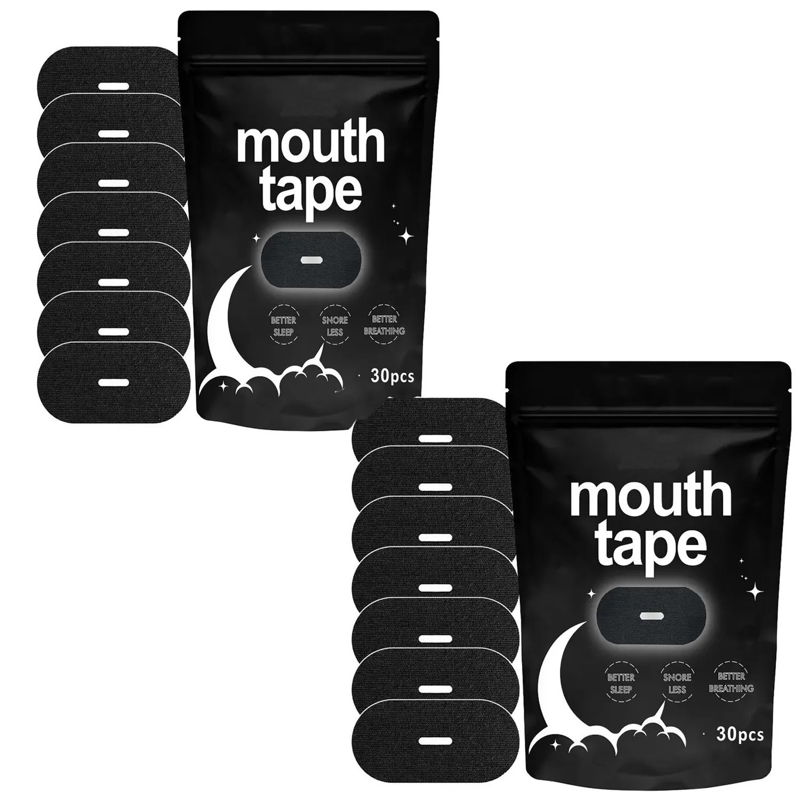 60 штук ленты для сна для рта, ленты для сна для уменьшения храпа, перфорированные наклейки для закрытия рта, наклейки для закрытия рта, стойкие к поту, наклейки для сна, наклейки для рта, ленты для сна из неваскулярного ткани, овальная форма, для
