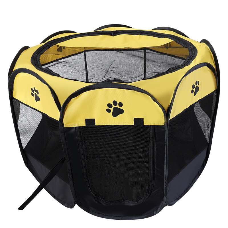 Заводская ограда для собак, восьмиугольная клетка, кошачья родильная комната, утолщенная теплая складная палатка, оптовая продажа собачьих домиков и клеток