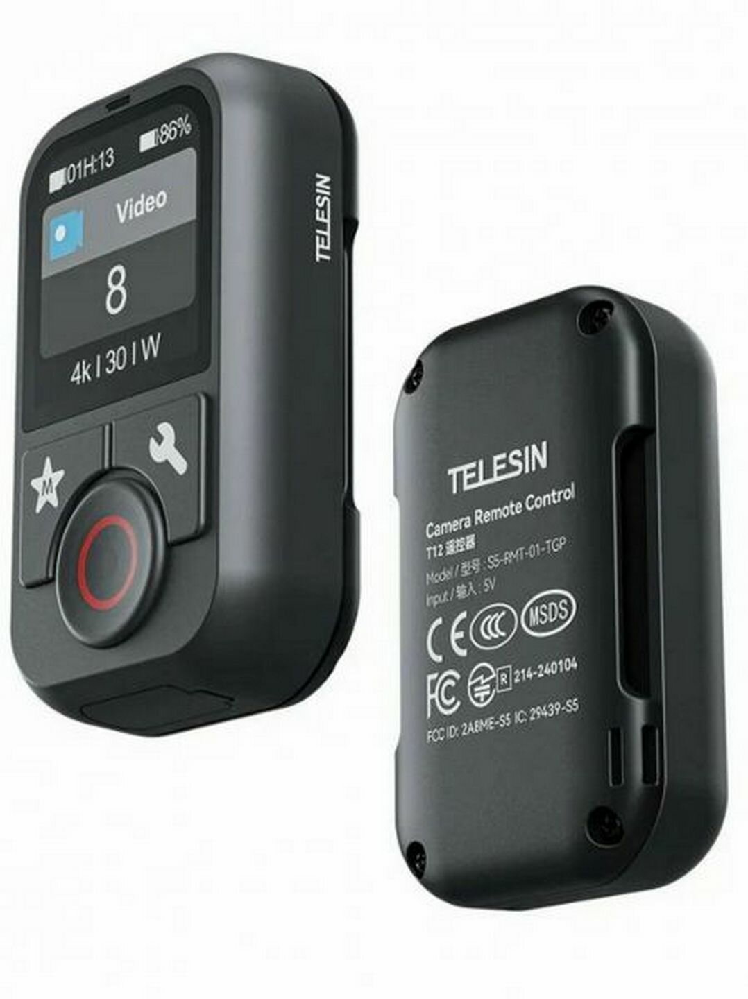 Пульт ДУ для GoPro Hero 13/12/11/10/9/8/Max TELESIN S5-RMT-01-TGP