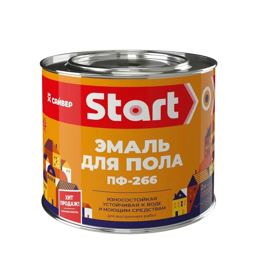 Эмаль ПФ-266 ЗОЛ-КОР старт Д/пола 2.7КГ сайвер