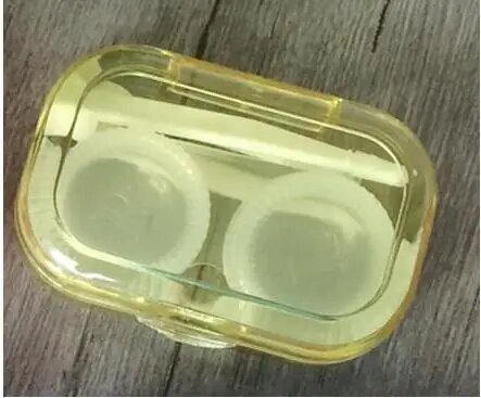 Лимouко чехол для контактных линз Желтый