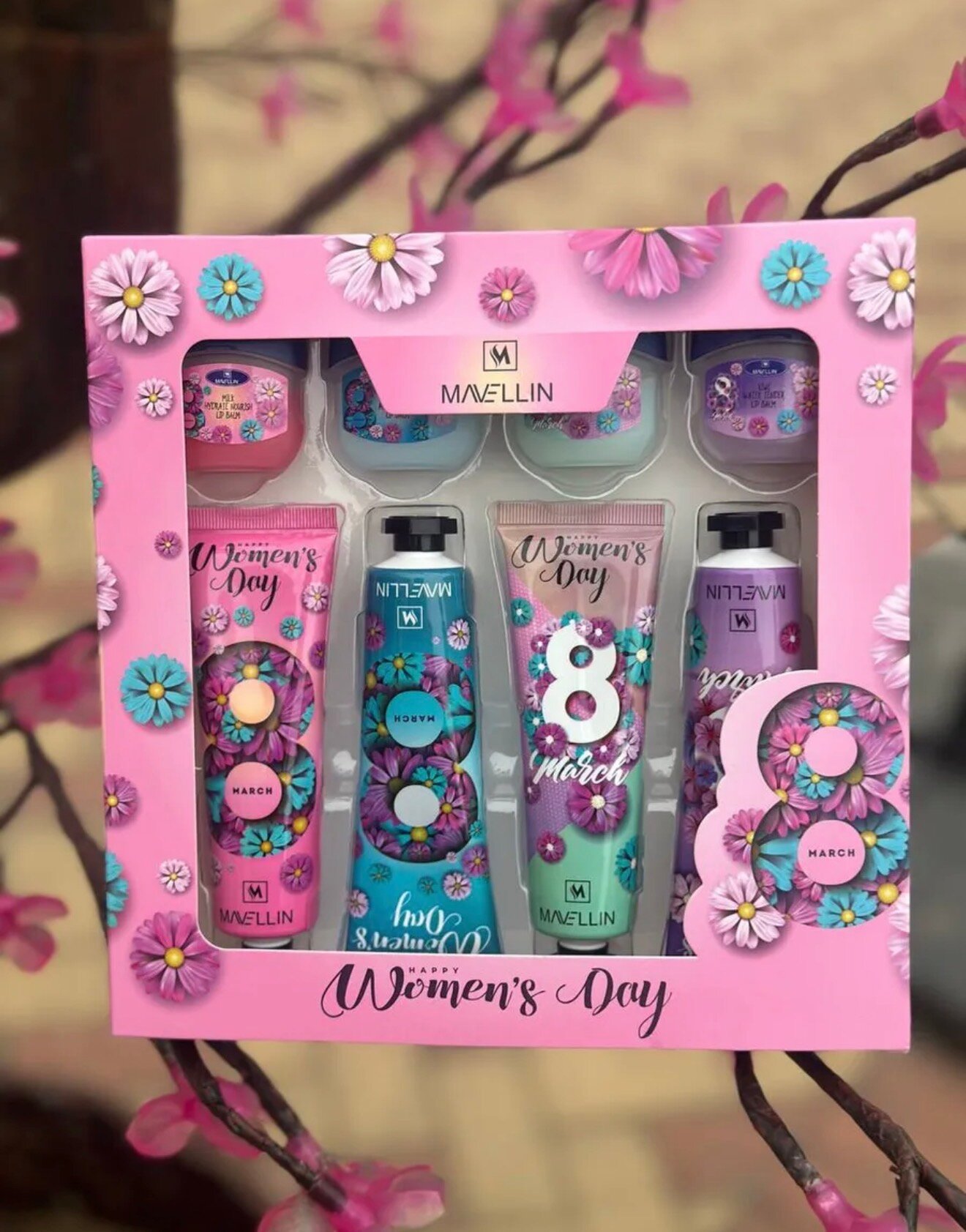 Подарочный Набор Для Рук и Губ К 8 Марта