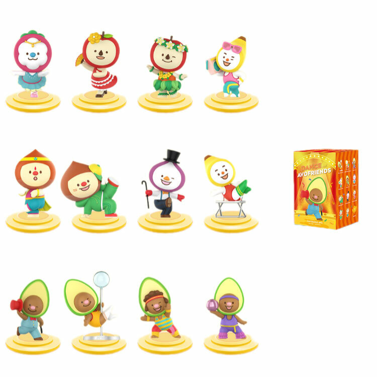 Фигурки унисекс POP MART Avofriends Dance, Single Blind Box, assorted
