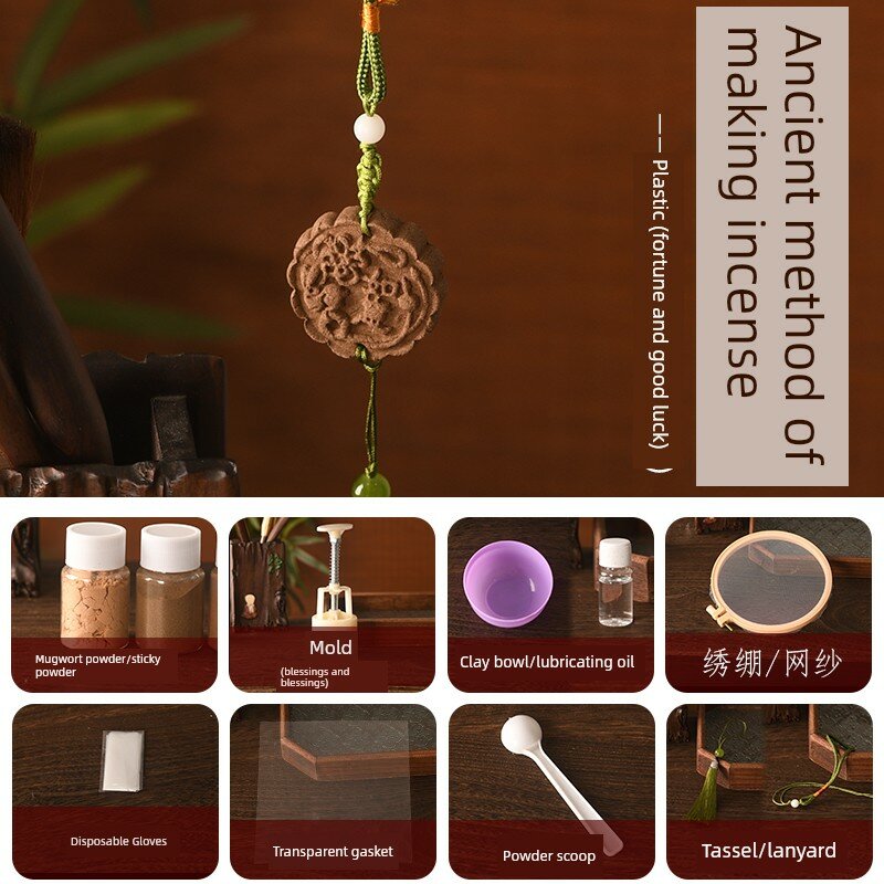 Набор для ручного изготовления аромата с символом Фу Лу Руи, набор для самостоятельного создания аромата дома