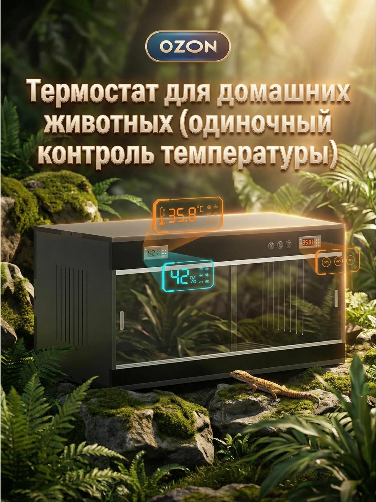 Термостат для домашних животных из ПВХ (одиночный контроль температуры)