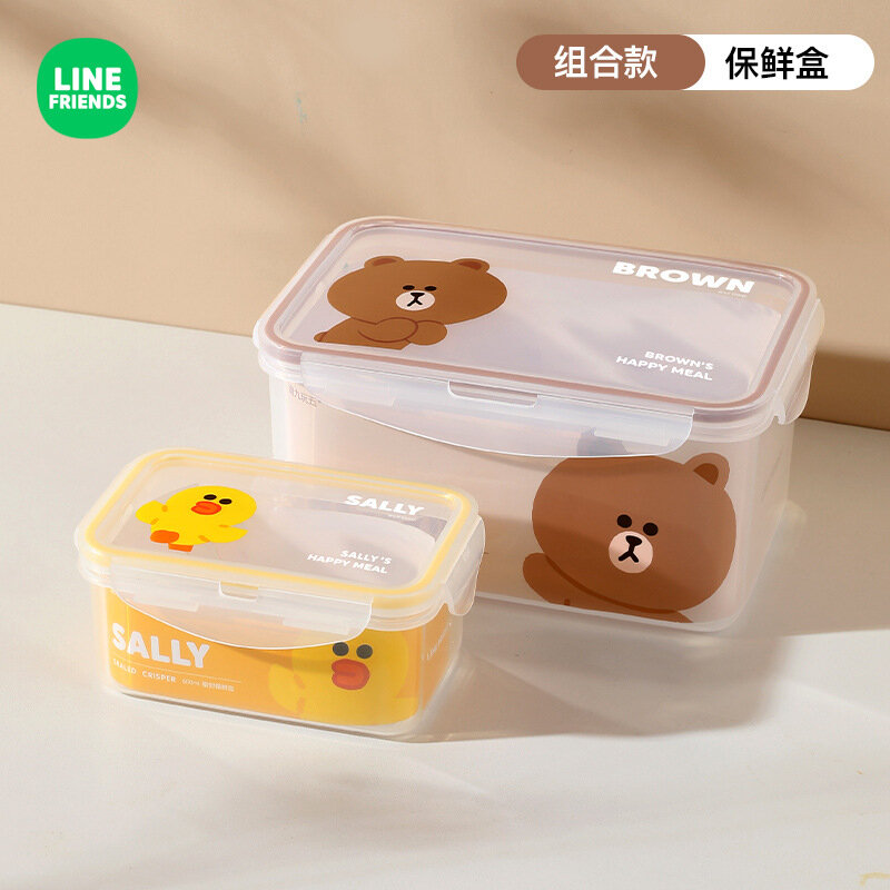 Пластиковый контейнер для хранения продуктов с крышкой для холодильника, ланч-бокс, контейнер для еды, герметичный бенто-бокс