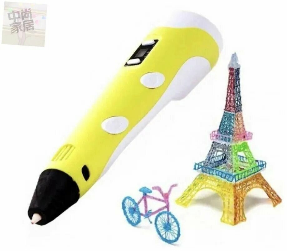 3D ручка PEN-2 с набором стержней1