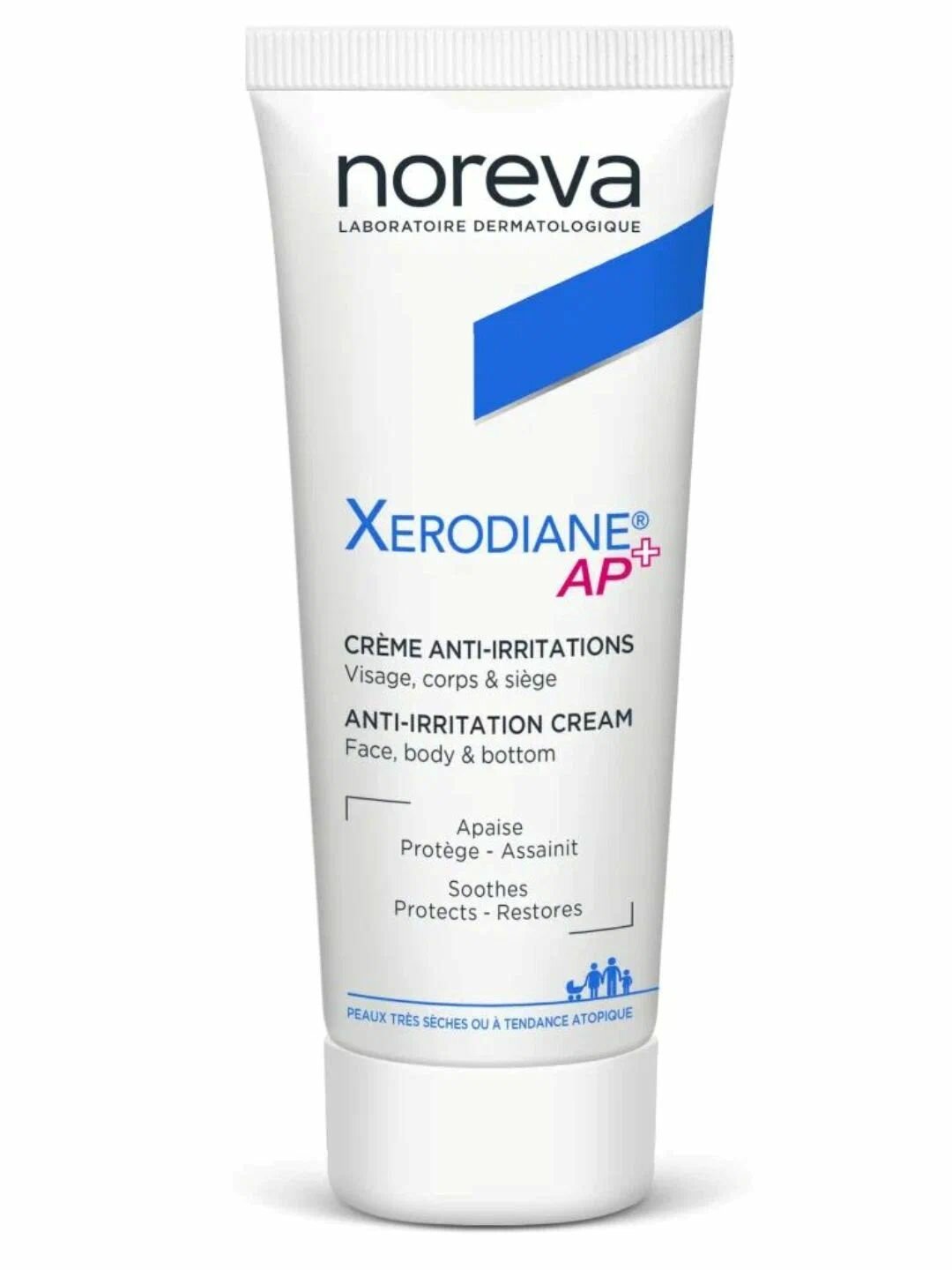 Норева ксеродиан АР+ Крем против раздражений медь-цинк-марганец, 40 мл | NOREVA Xerodiane AP+