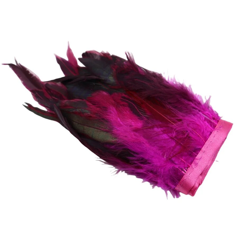 Розовые петушиные перья, 100 см, Color: rose red