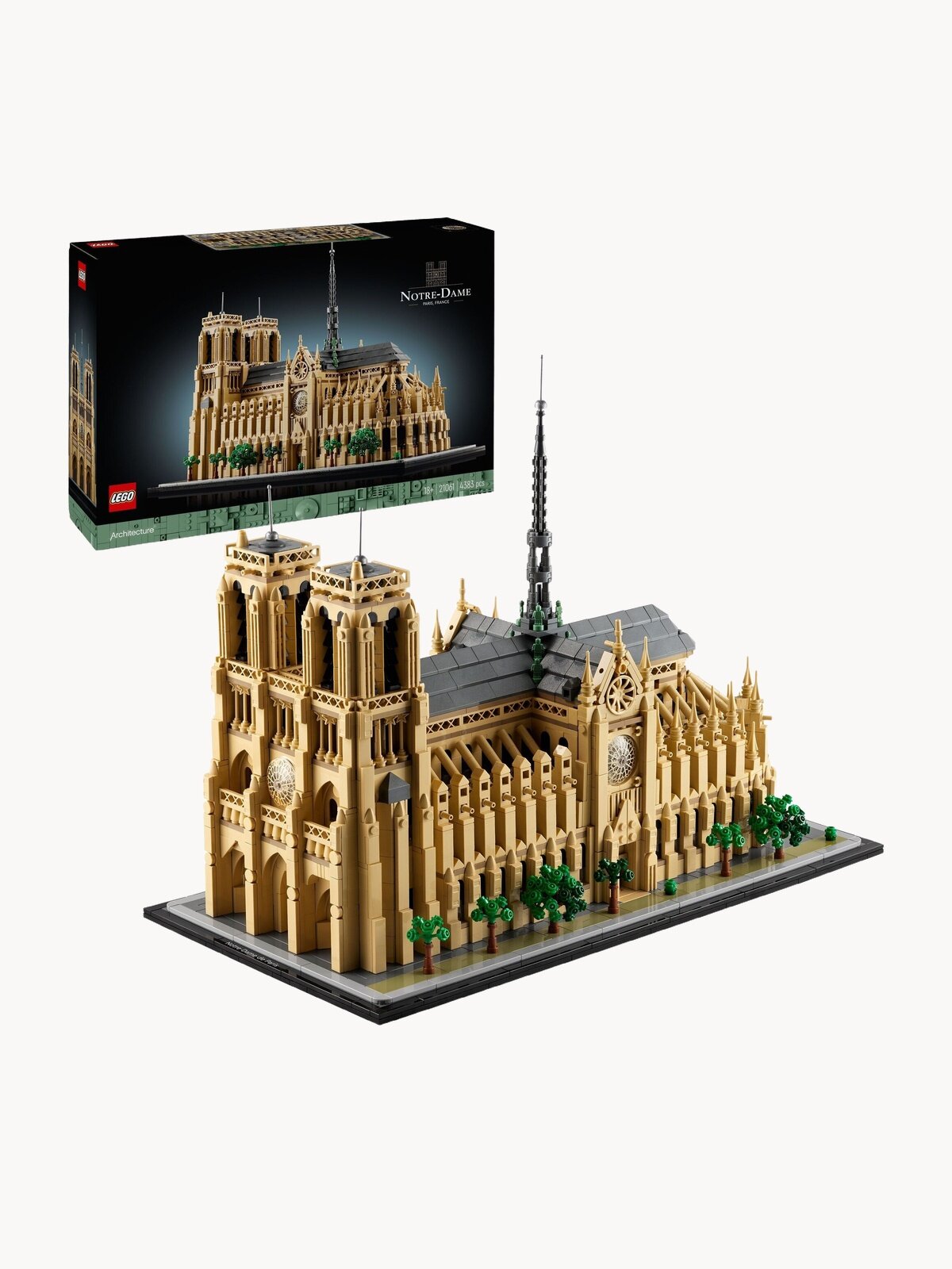 Конструктор LEGO Architecture 21061 Собор Парижской Богоматери, 4383 дет.