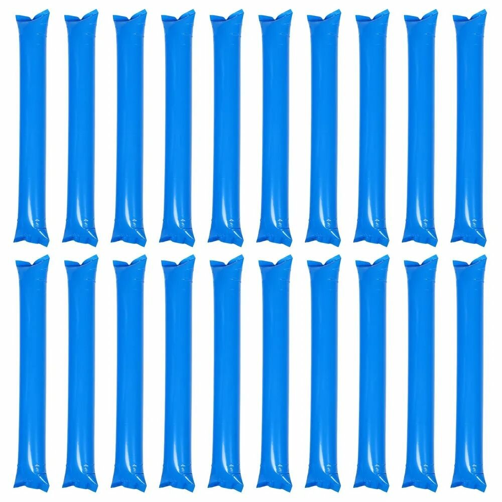 Надувные Палочки Для Болельщиков, Голубой, Из Пластика, Для Усиления Атмосферы На Мероприятиях, 40 Штук
