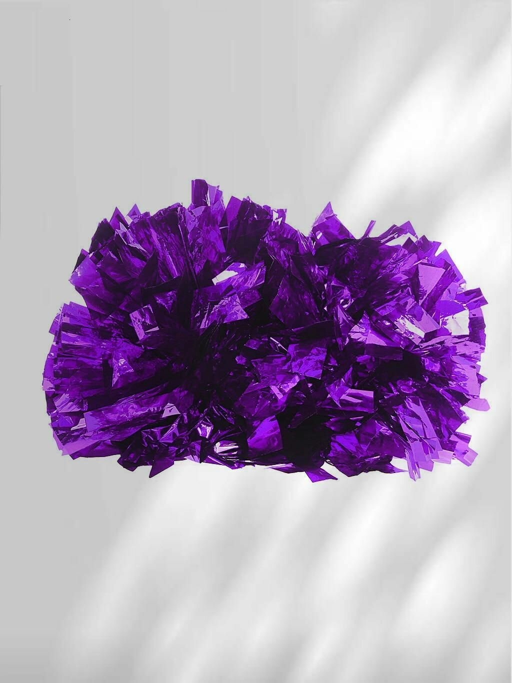 Пластиковые помпоны для черлидинга с кольцами, Фиолетовый