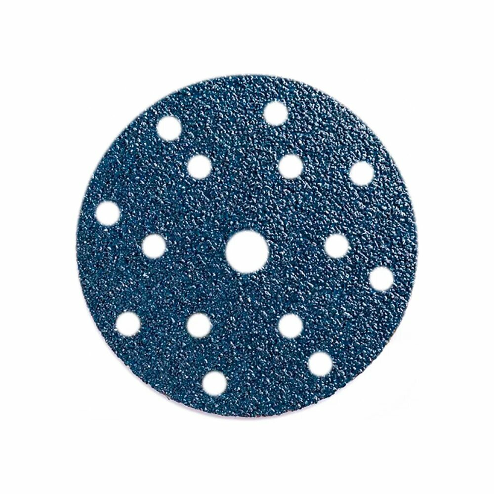 Шлифовальный круг Long Abrasive ZP311F (цирконий) 150мм на липучке, 15 отверстий, Р150 (100 штук) 3134153319-100