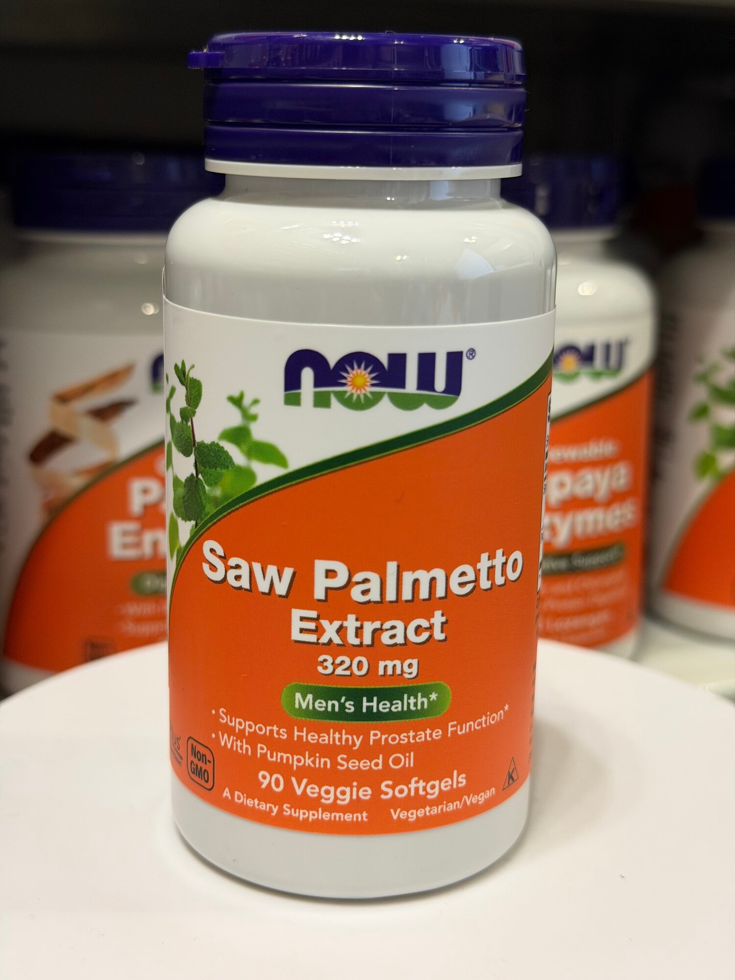 NOW Saw Palmetto Extract 320 мг - сереноя для мужского здоровья 90 капсул