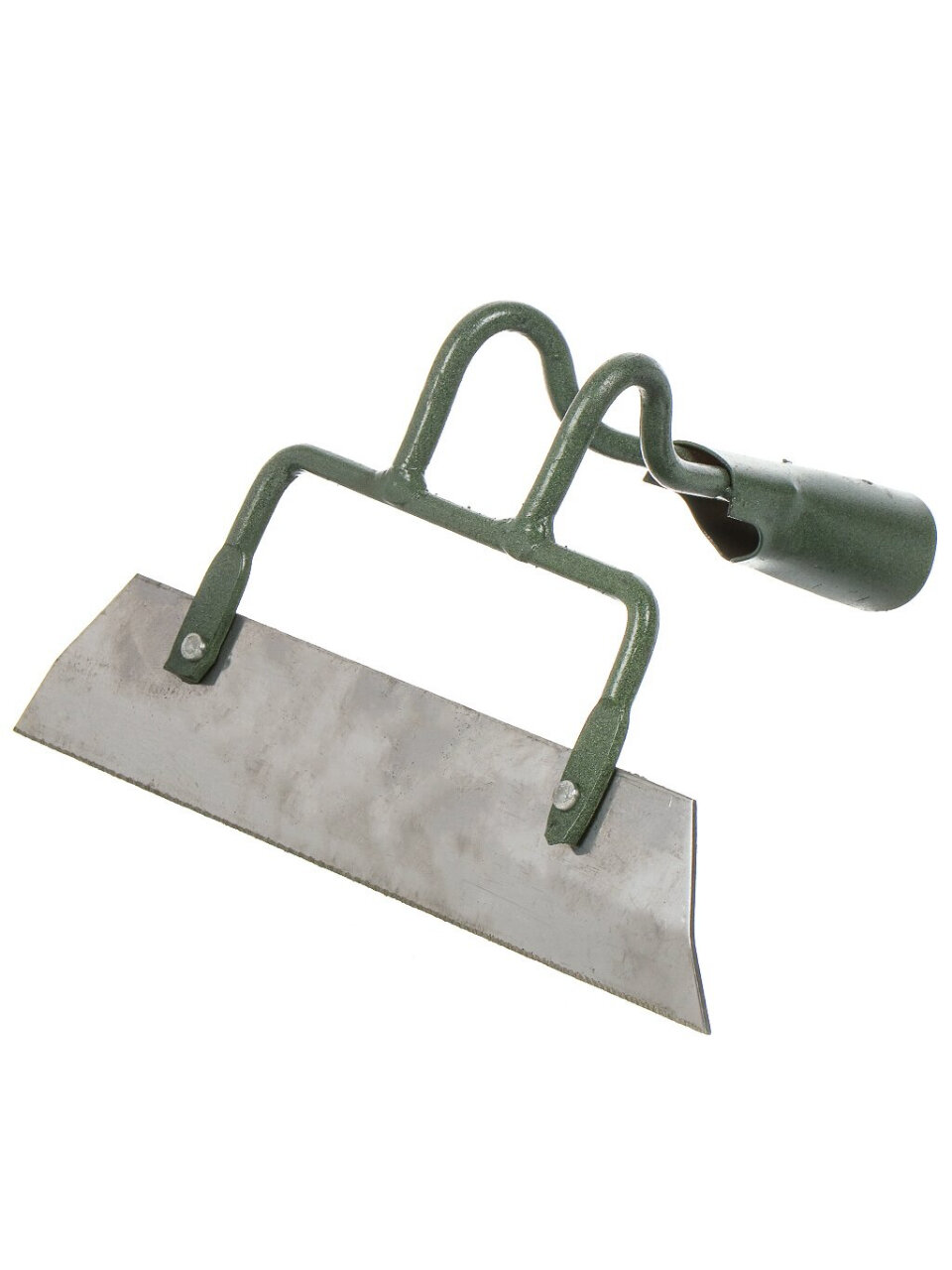 Тяпка Авангард клепанная из нержавеющей стали 250х50 мм без черенка, Россия