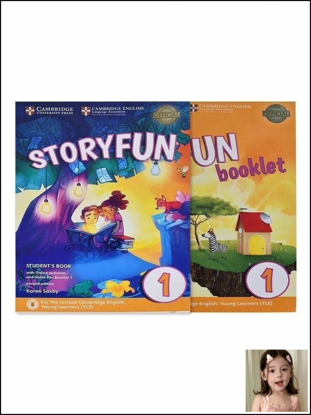 Storyfun 1 - 2nd edition (Student's book + Home fun booklet 1) Саксби Карен