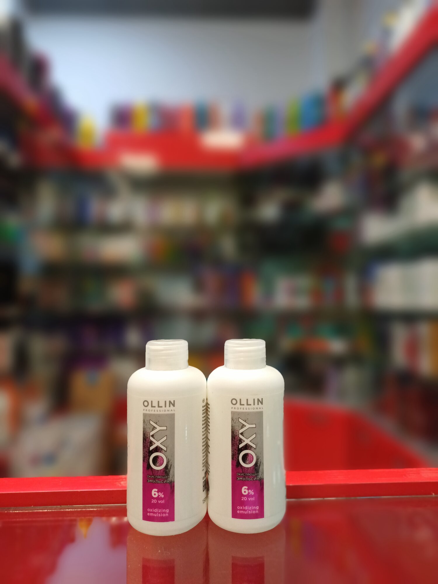 Окисляющая эмульсия 6% 2шт*150мл для краски Ollin Professional Color Oxy, кремовая, оксигент окислитель