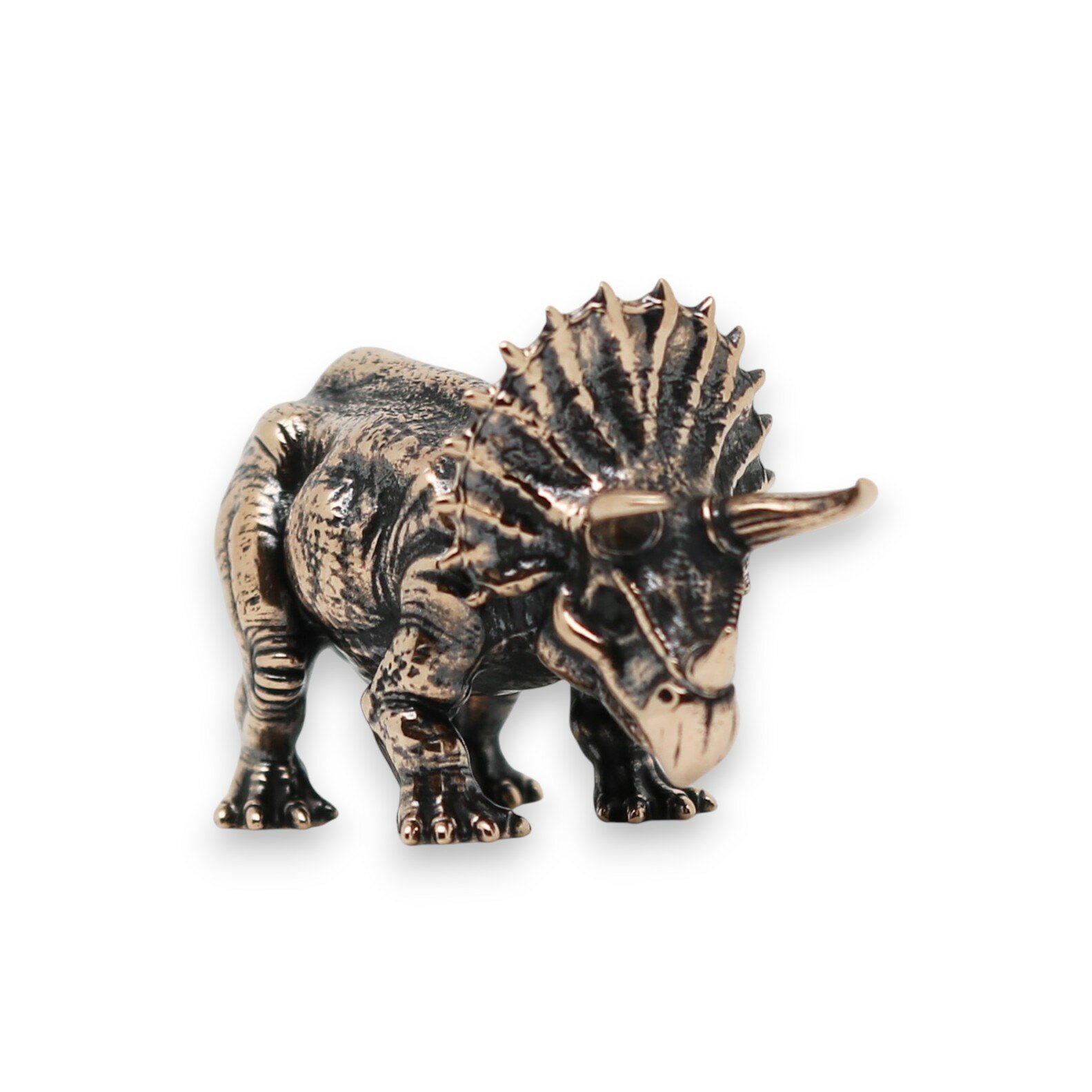 Трицератопс Фигурка из Бронзы от Рязанской литейной мастерской