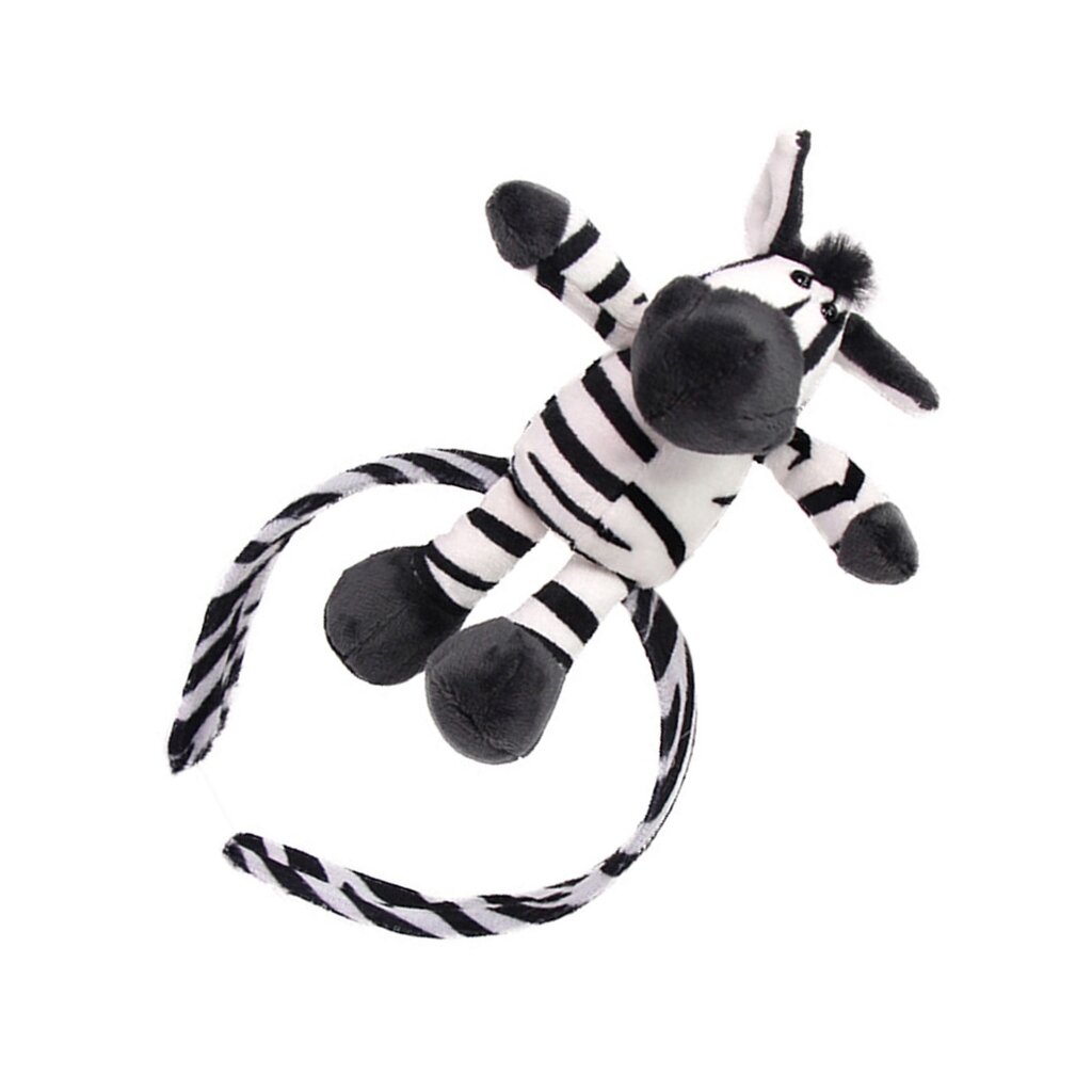 Повязка на голову с изображением Лесного Животного Для Куклы-Зебры-Сидящая и Стоящая Зебра