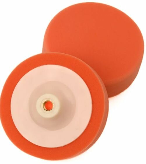 TILFLEX Круг полировочный на резьбе М14 150mm оранжевый средней жесткости (rough) толщина 45mm