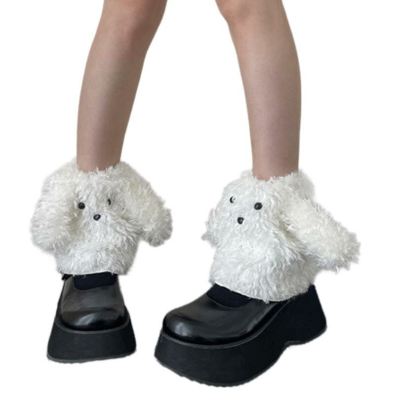 Плюшевые гетры для карнавалов и косплея, Белый