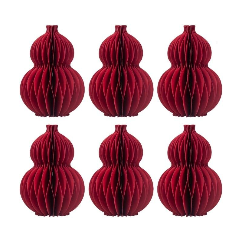 Китайские бумажные фонарики в виде тыквы, маленький