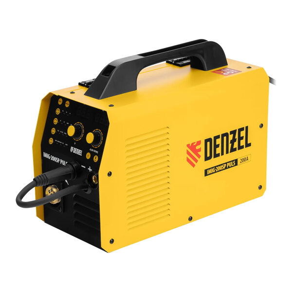 Аппарат инверторный, полуавтоматической cварки Denzel IMIG-200SP Pulse, 200 А