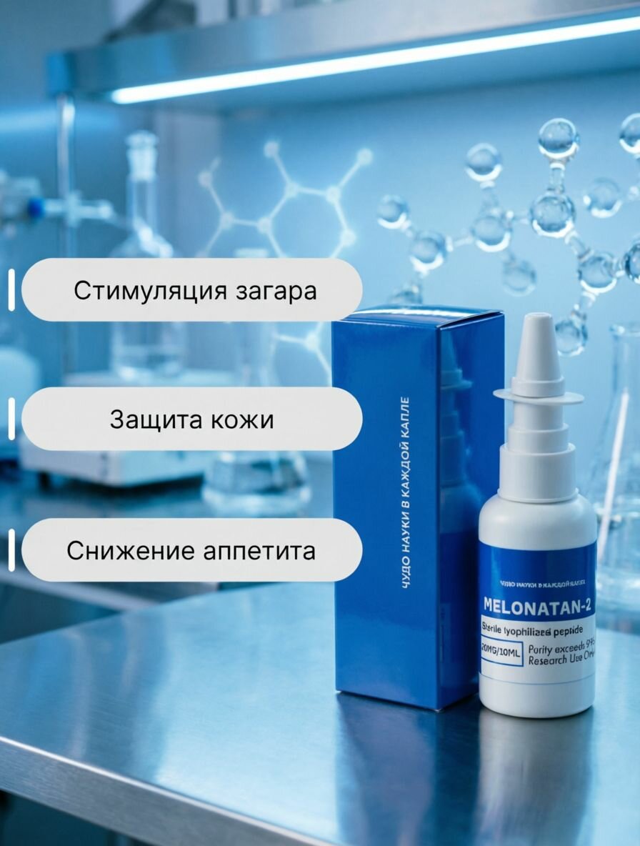 Melonatan-2 20мг 10мл спрей для загара