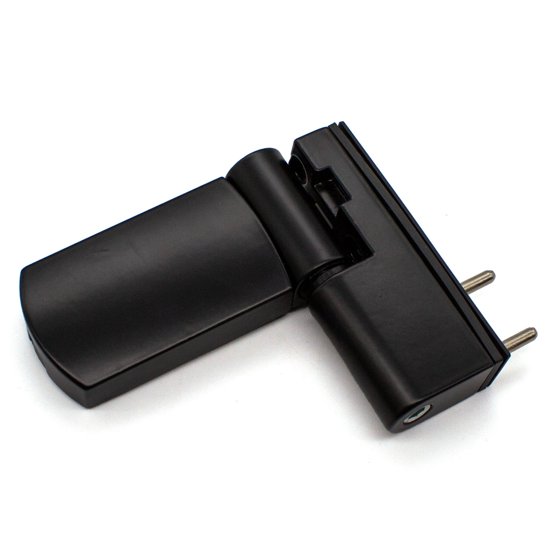 Петля дверная DH-R 27 черный RAL9005 для пластиковых и деревянных дверей