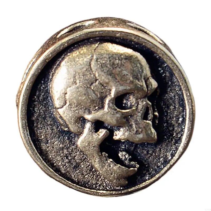 N7YD Металлические бусины череп латунь