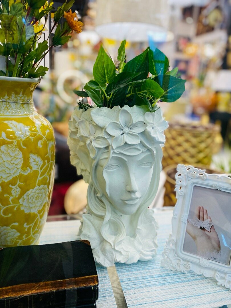 Кашпо Casaentera CE09-VD-62169С кремовый h350