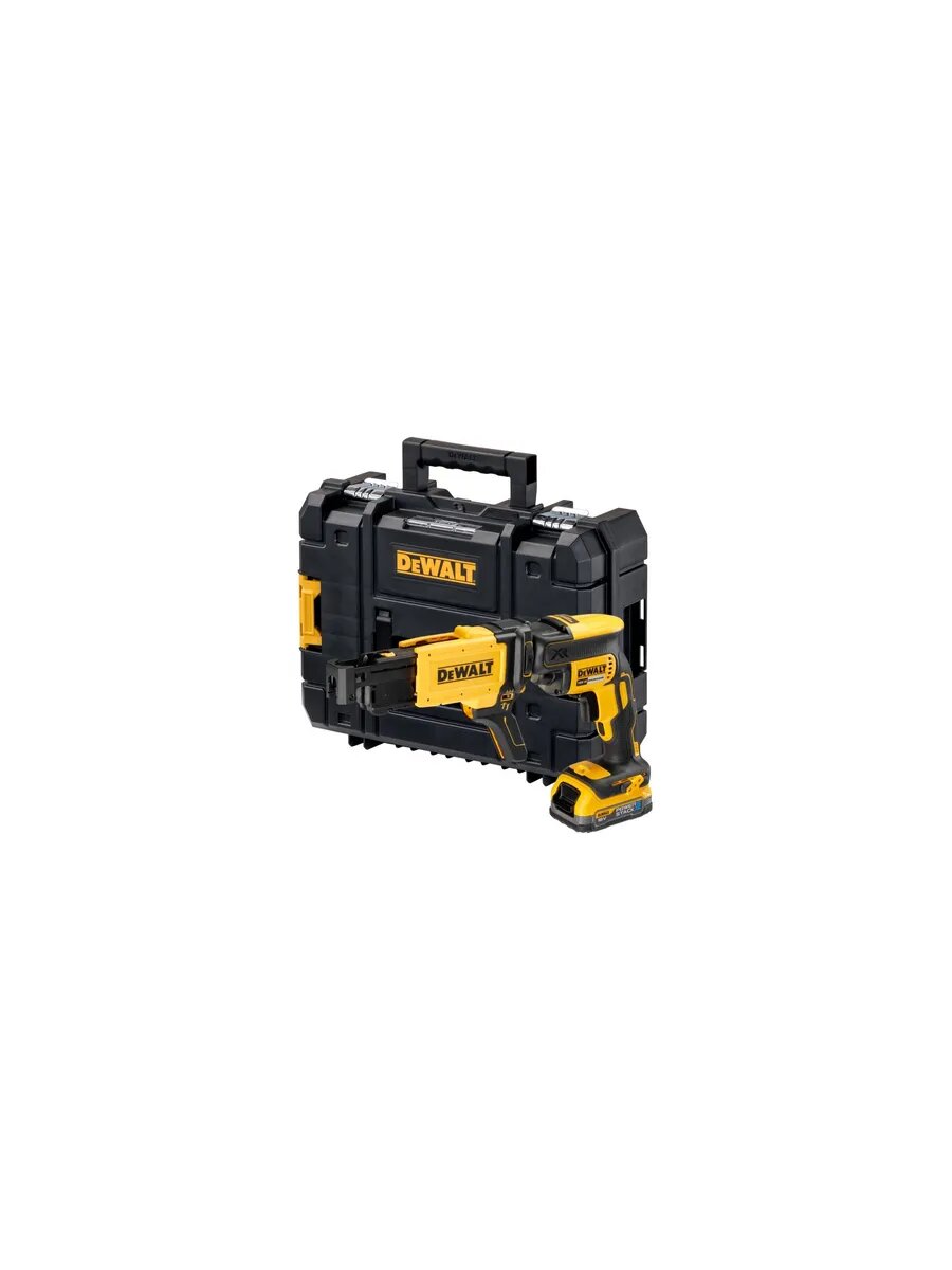 Аккумуляторный ленточный шуруповерт DEWALT DCF620E1K, 18 В,