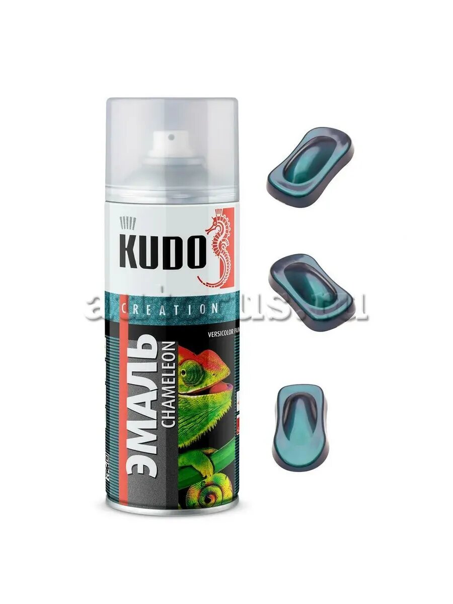 Эмаль декоративная CHAMELEON цвет "вечерняя гроза": бирюзовы