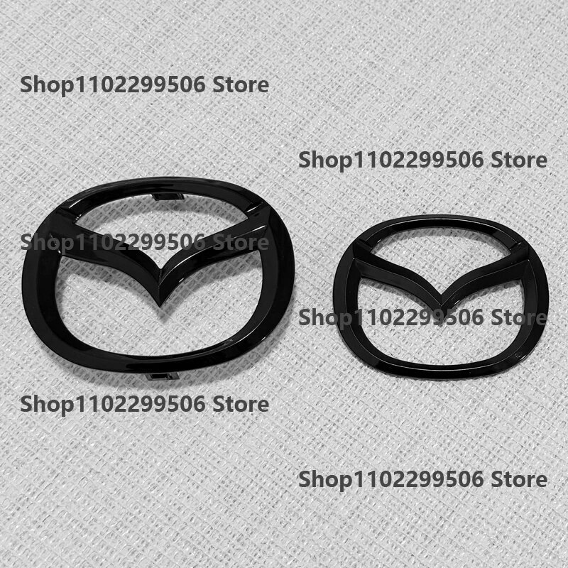 Эмблема Mazda MAZDA3 17-18 HB, glossy black, 2 шт.