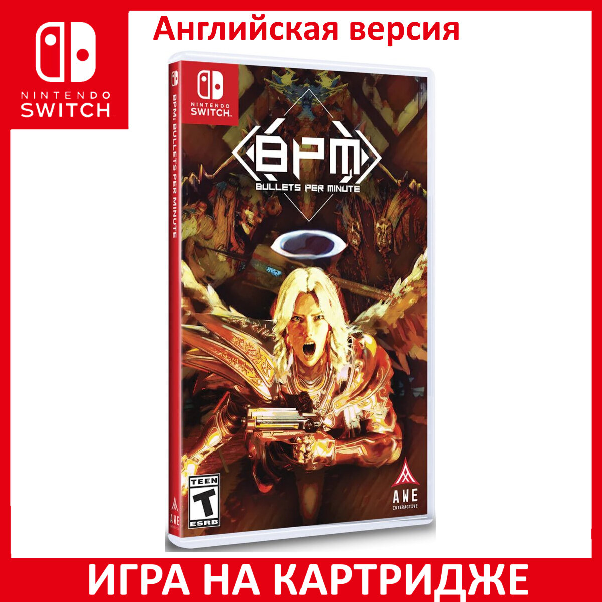 Игра BPM: Bullets Per Minute (Limited Run) Switch Английский язык Картридж на Nintendo Switch