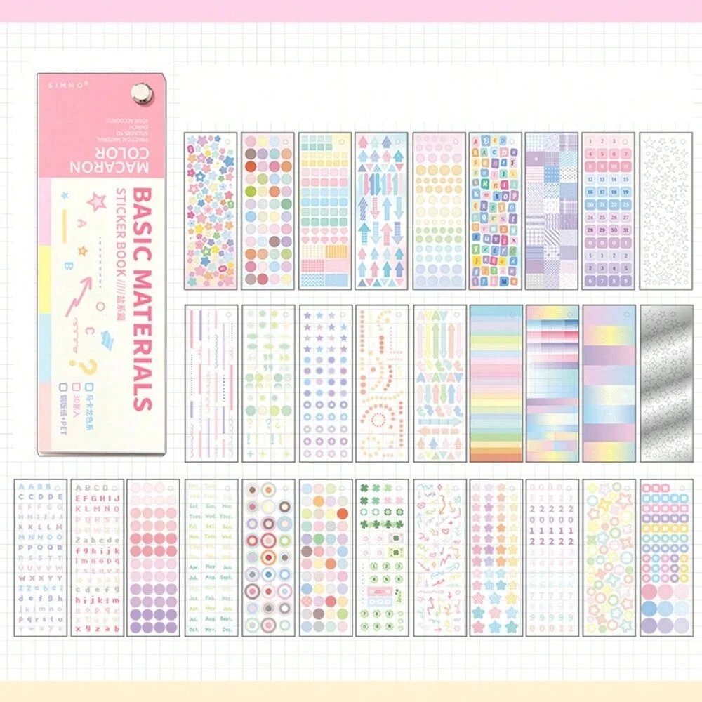 Книга стикеров Color Card Basic