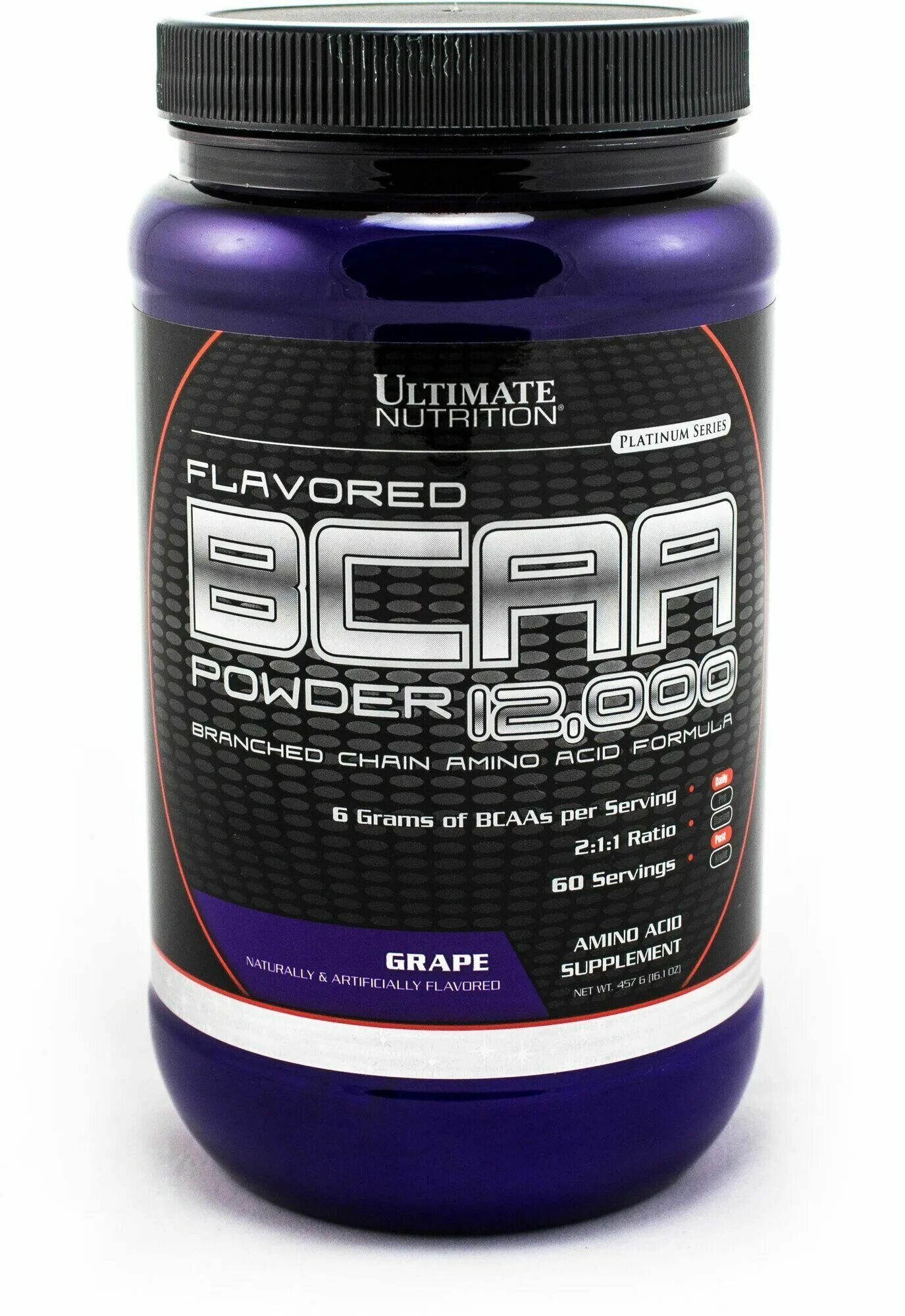 Ultimate Nutrition BCAA 12000 Flavored Powder - Виноград 457 г.