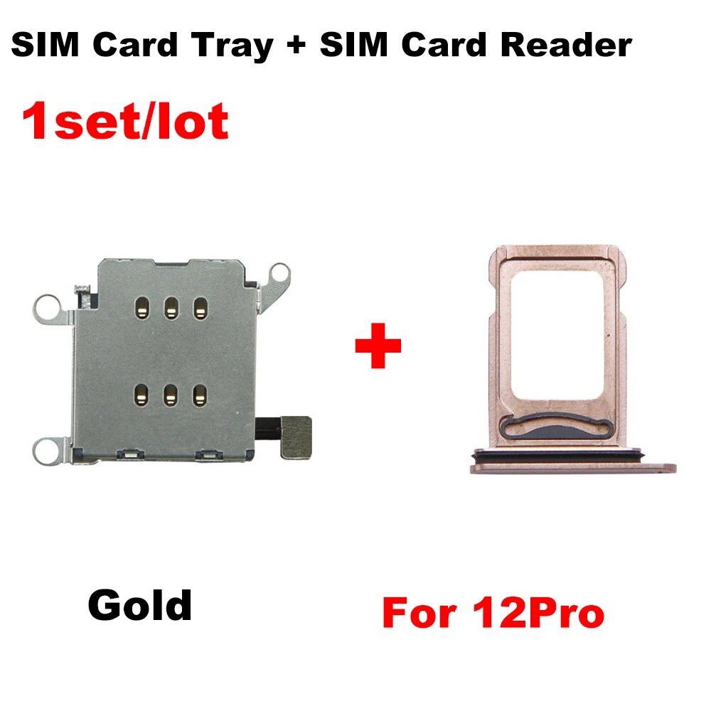 Держатель лотка SIM-карты для iPhone 12 Pro Gold