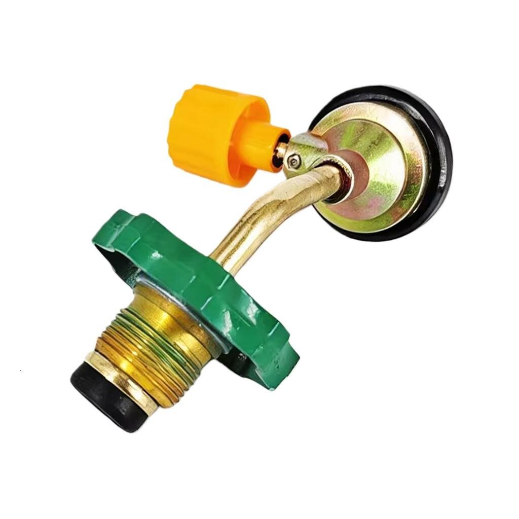 Адаптер для газовых баллонов с защитой от коррозии и клапаном сброса давления