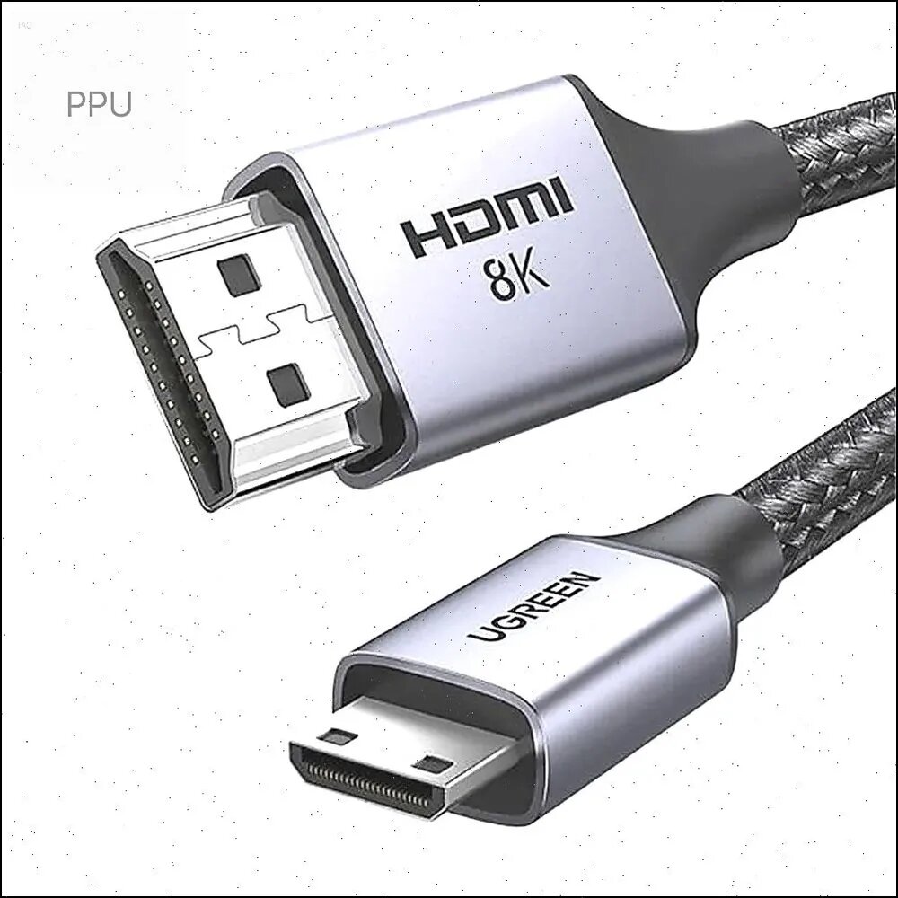 Кабель для компьютерной периферии Mini-HDMI тип C/HDMI, 1 м, черный