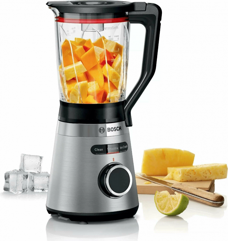 Блендер стационарный Bosch MMB6382M, черный/нержавеющая сталь