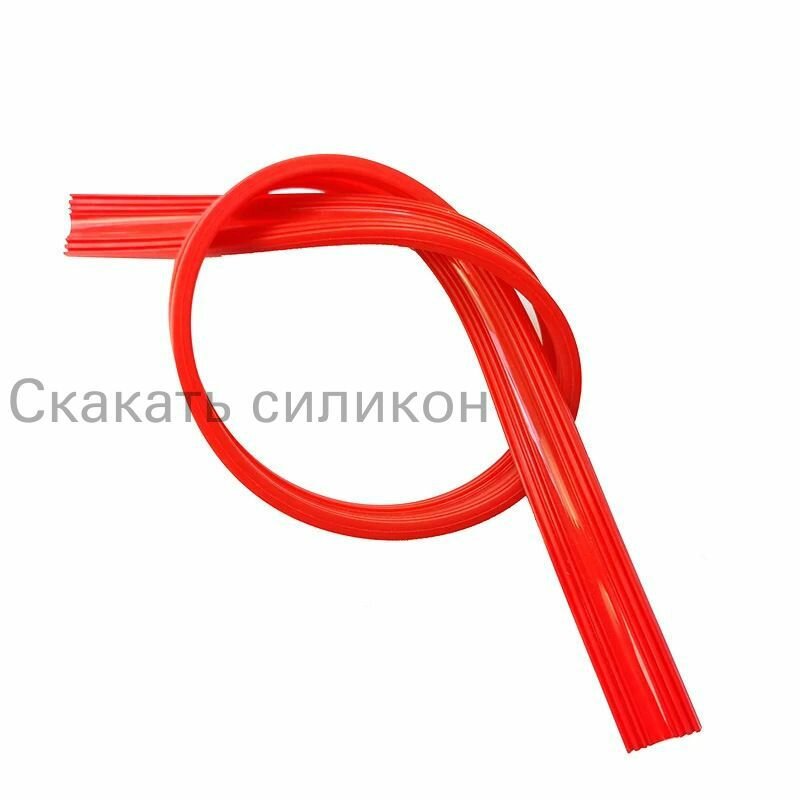 Щетка стеклоочистителя, силиконовая лента, 700мм, 2 шт, красная