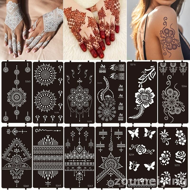 Трафарет для мехенди