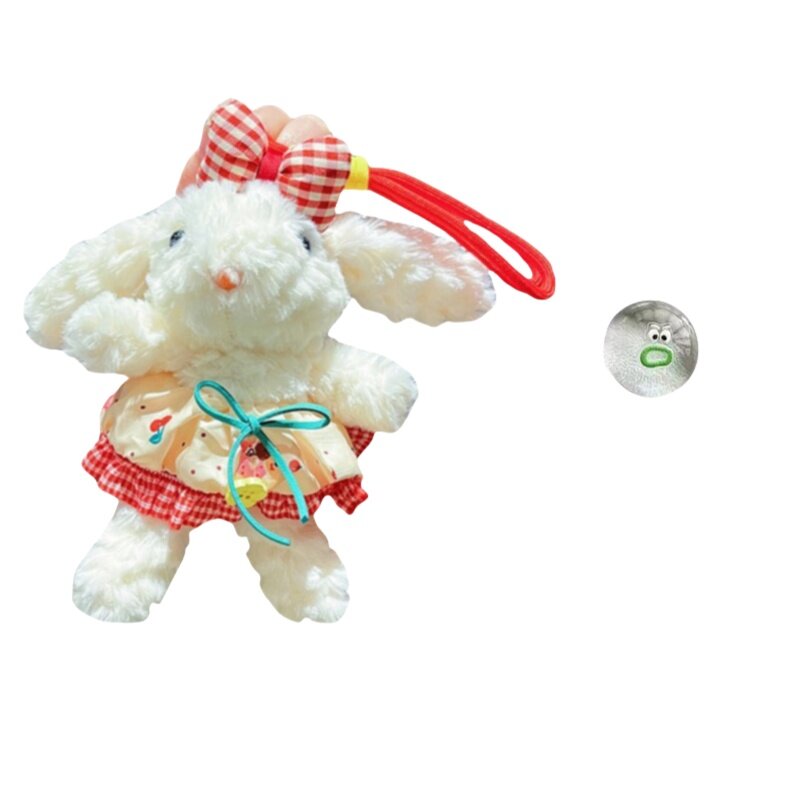 Платье унисекс WANJUXIANSHENG Princess Dress Long Ear Rabbit Plush, 20 см