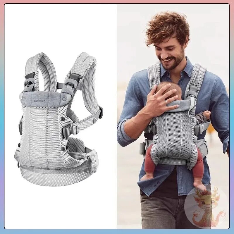 Шведская детская переноска серии Harmony - многофункциональный артефакт для удержания ребенка, освобождающий руки