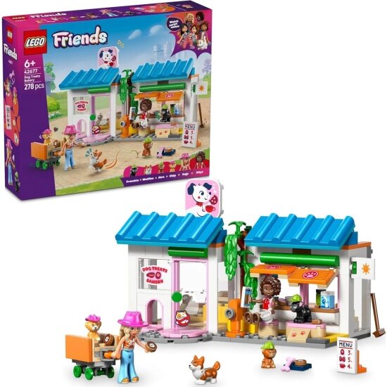 Конструктор Lego Friends 42677 Пекарня с лакомствами для собак