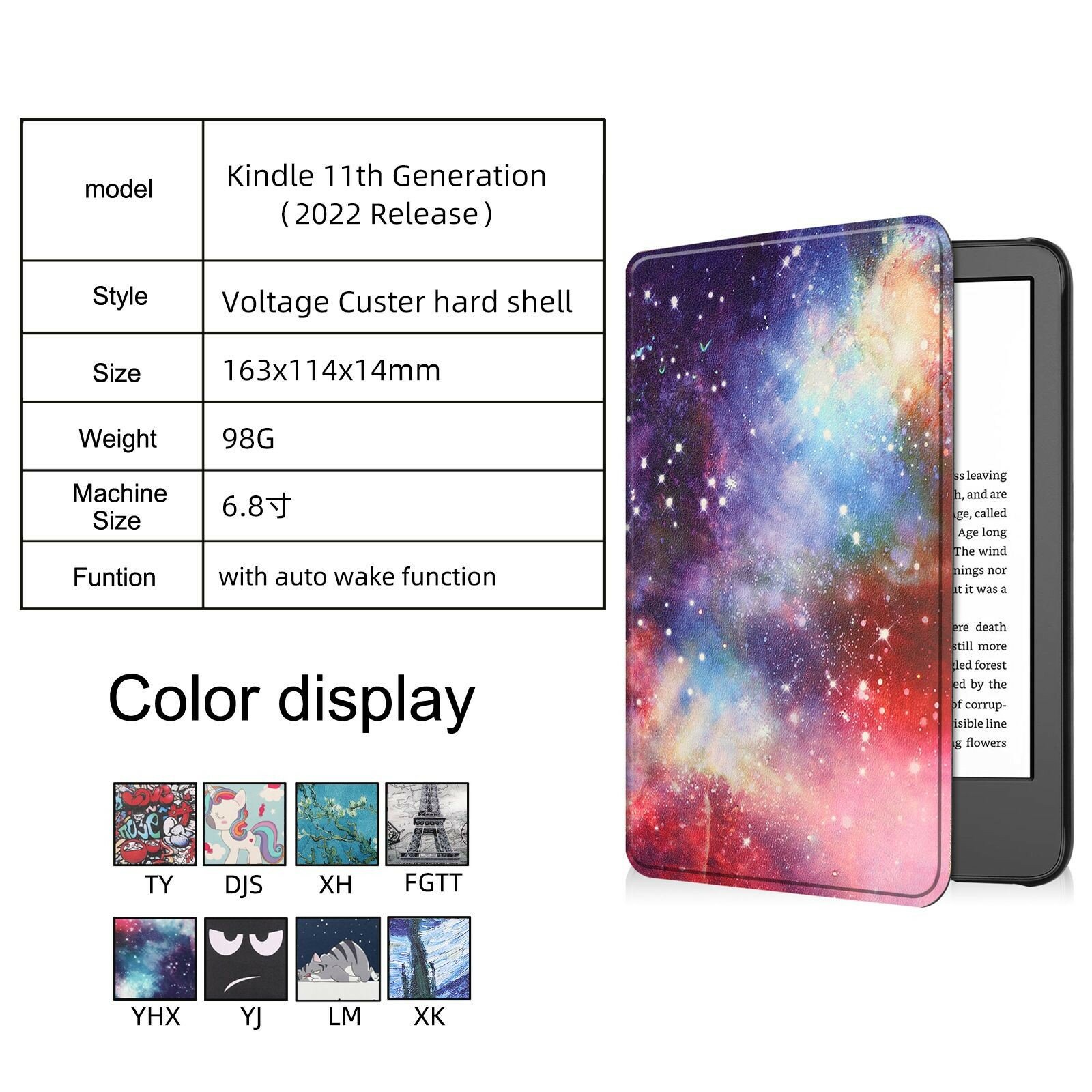 Тонкий защитный чехол MyPads для Amazon Kindle 11-го поколения с винтажным дизайном