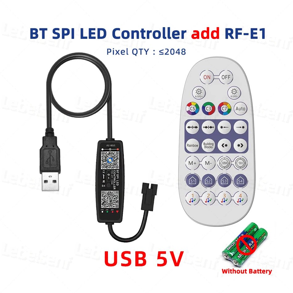 RGB LED контроллер Lebeisenf USB add RF-E1